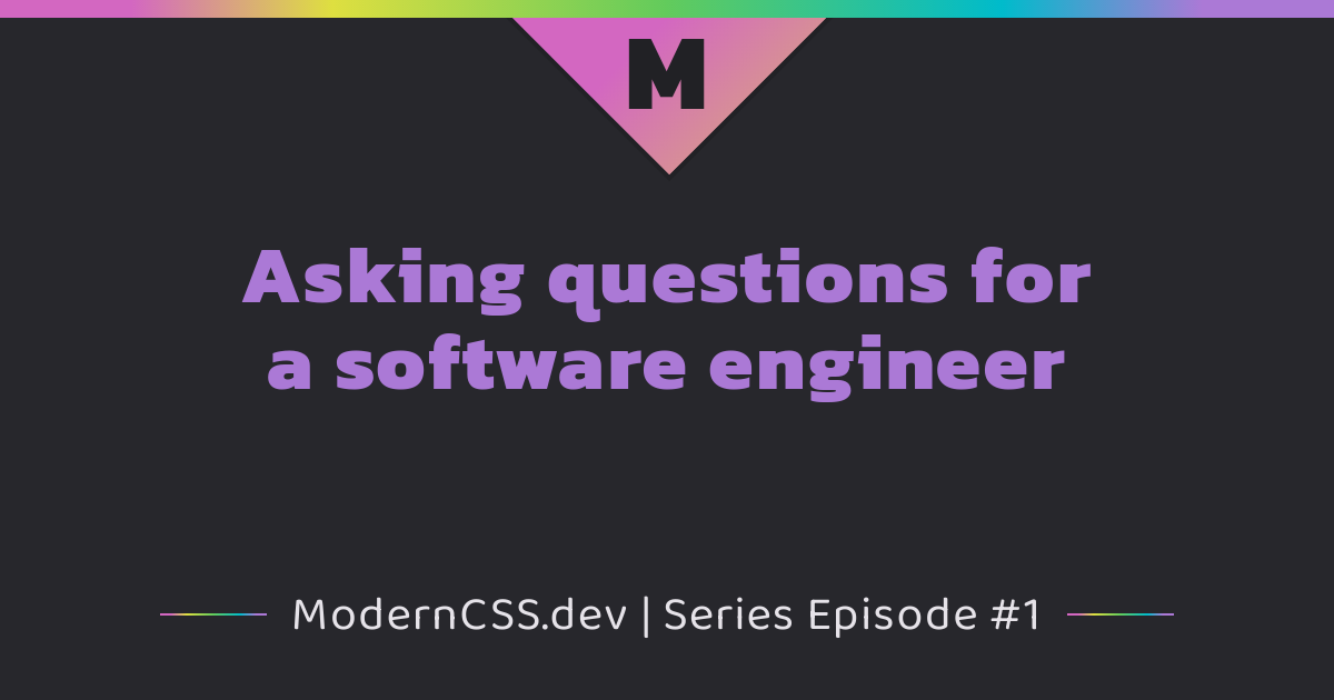 Asking questions for a software engineer | DKProbes